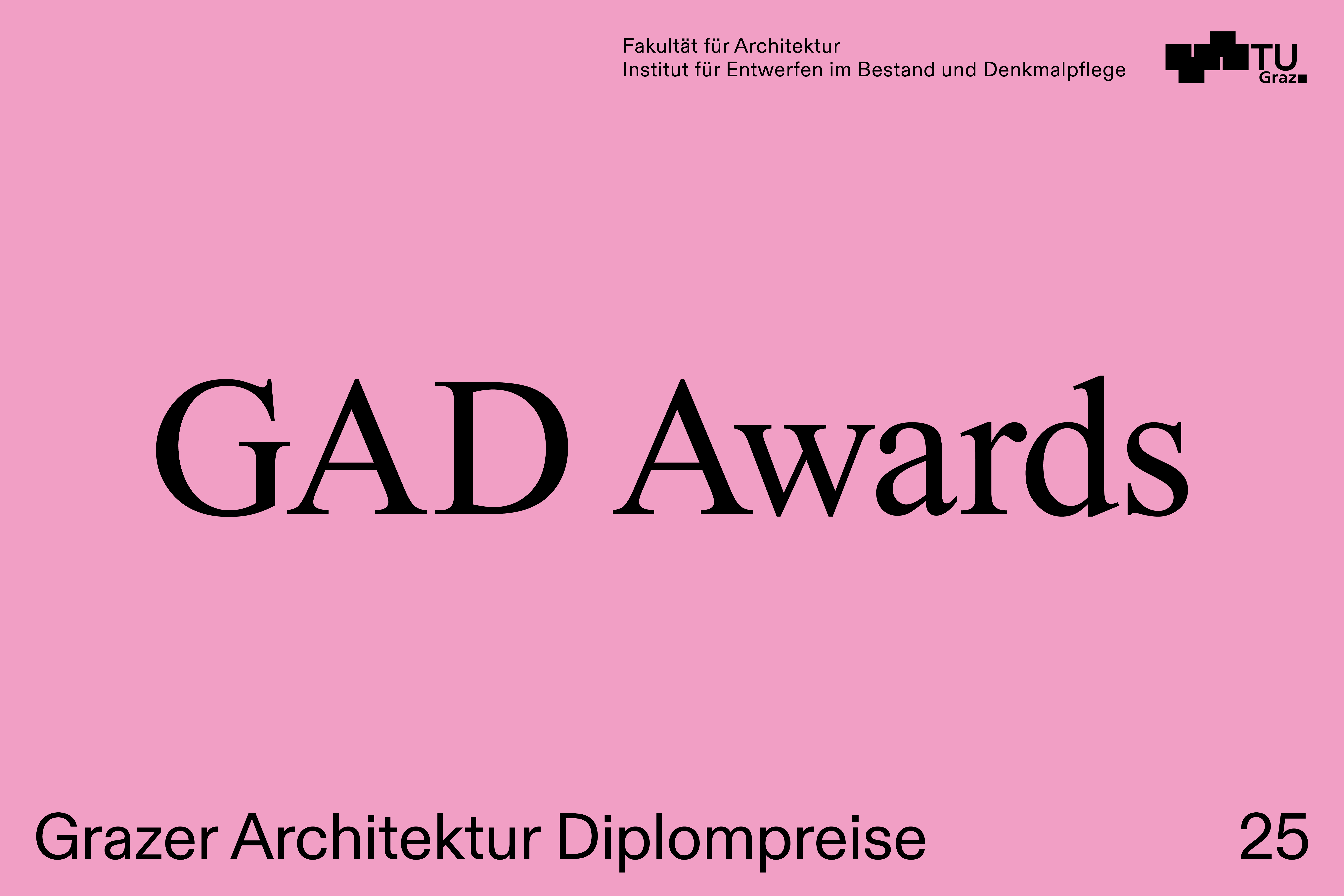 GAD Awards 25 | Vorträge der Preisträger:innen — Haus der Architektur